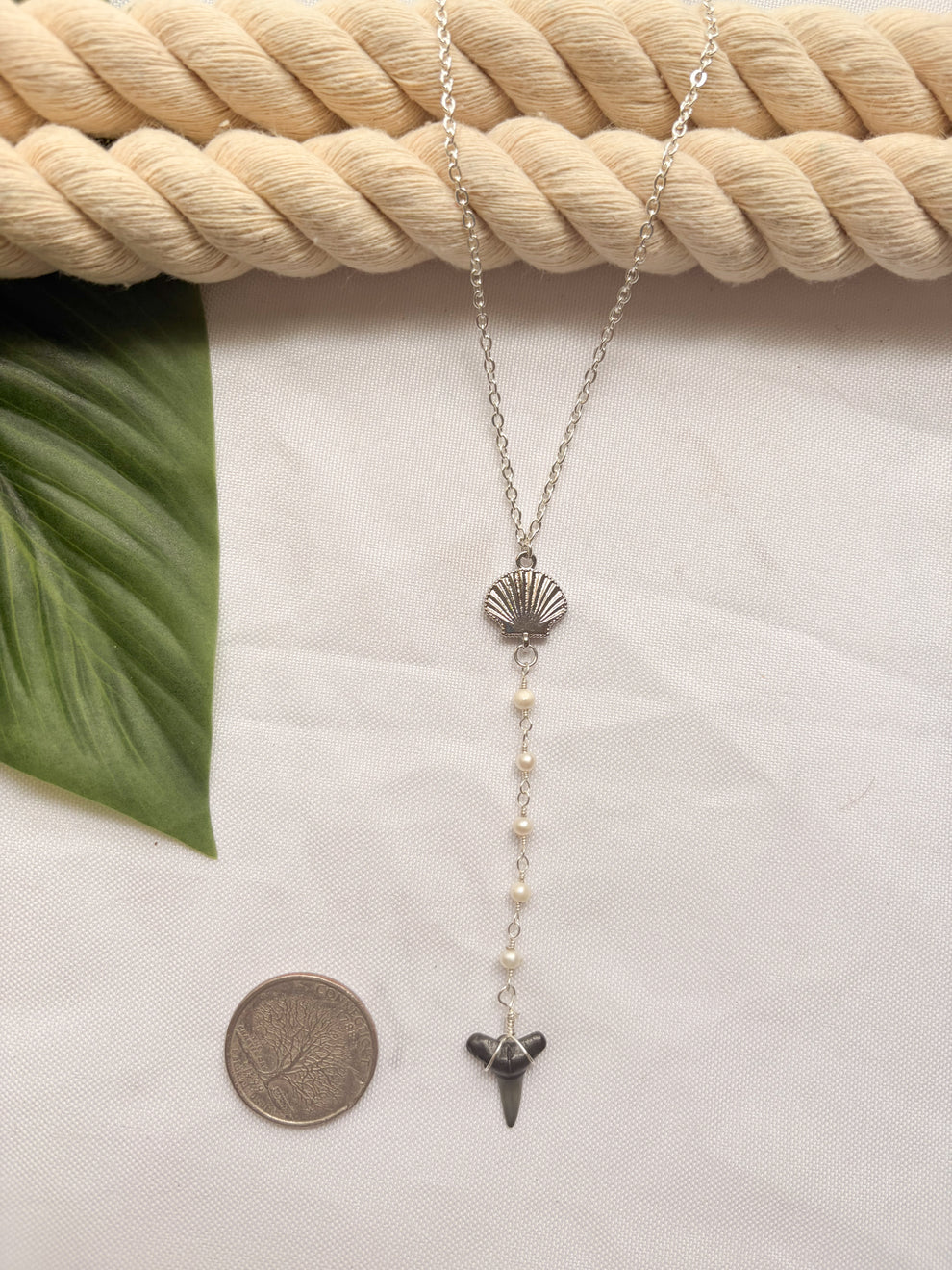 Pearl Shell Shark Tooth Necklace – Jaws Jewelry Co.
